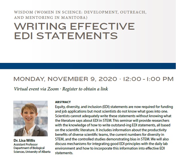 Writing Effective EDI Statements – WISDOM Manitoba